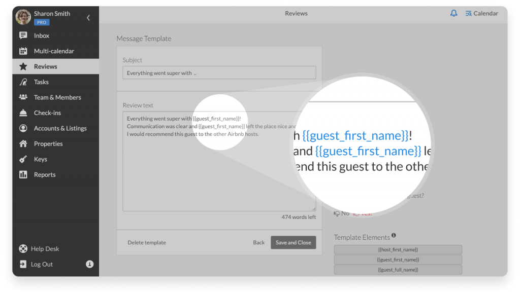 Guest Reviews Templates | iGMS Help Desk