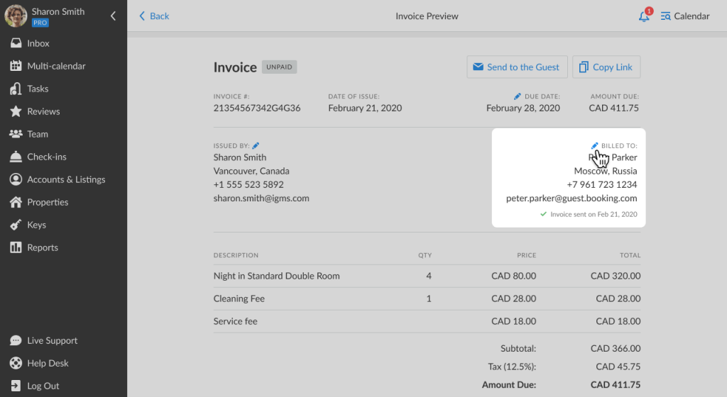 How to Edit an Invoice via iGMS