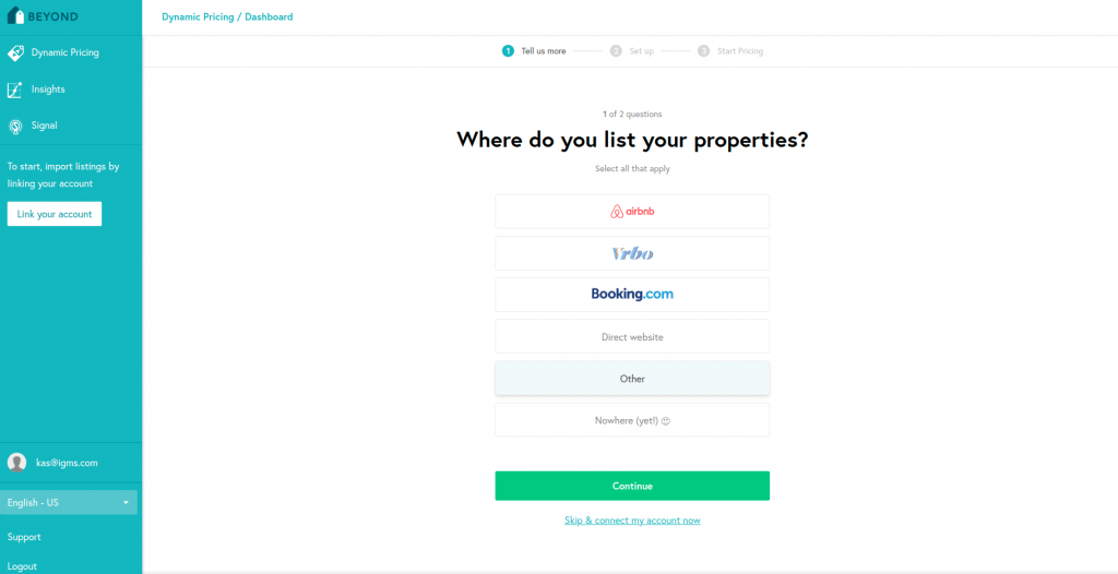 How to integrate Beyond with iGMS